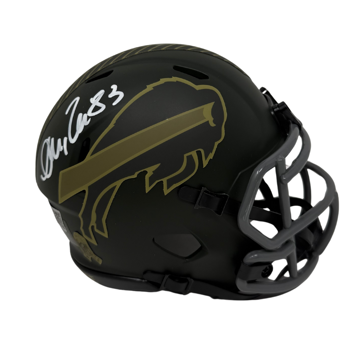 Andre Reed Signed Buffalo Bills 2025 Salute to Service Speed Mini Helm — TSE Buffalo