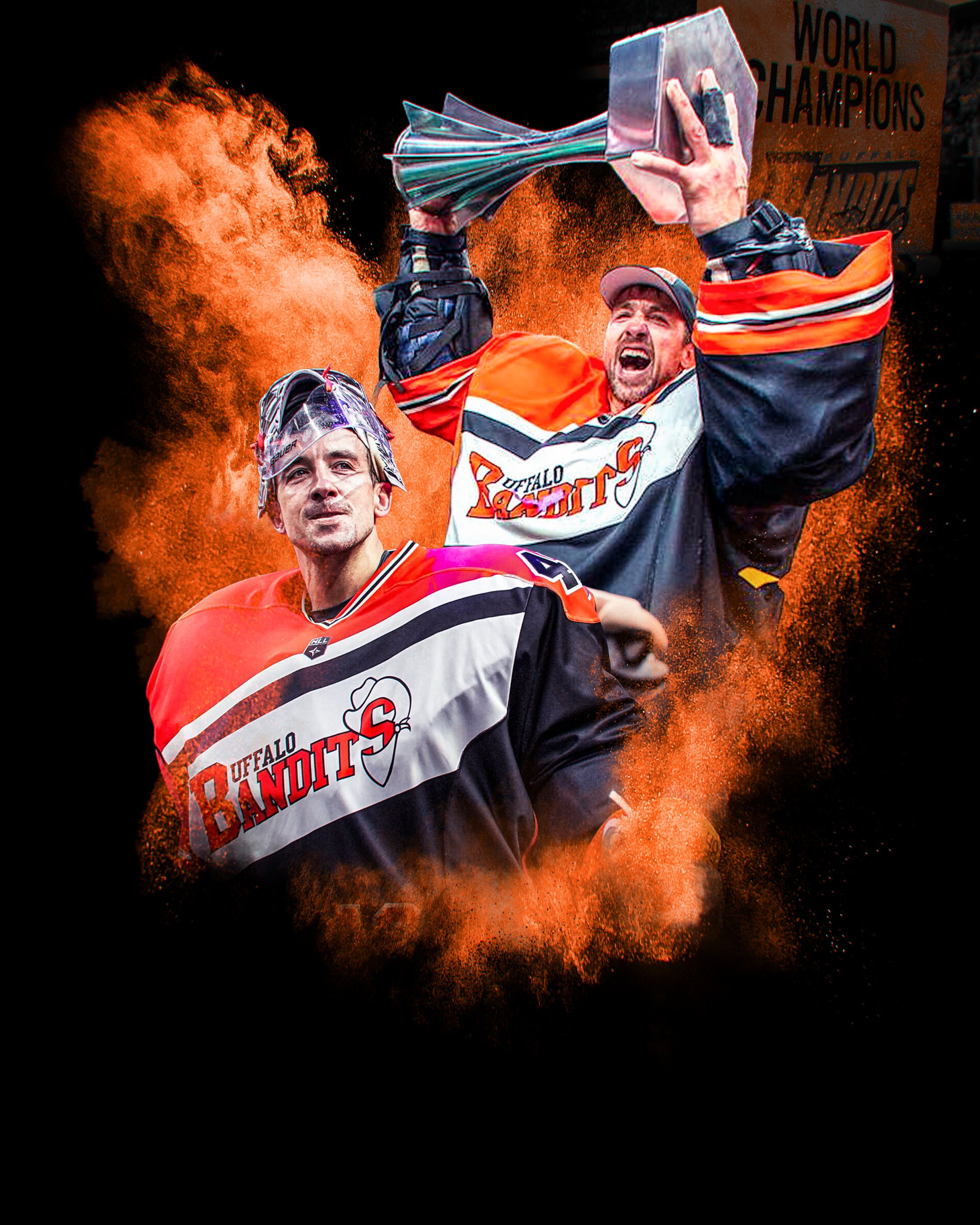 PRE-SALE: Matt Vinc Signed Color Burst Collage Photo — TSE Buffalo
