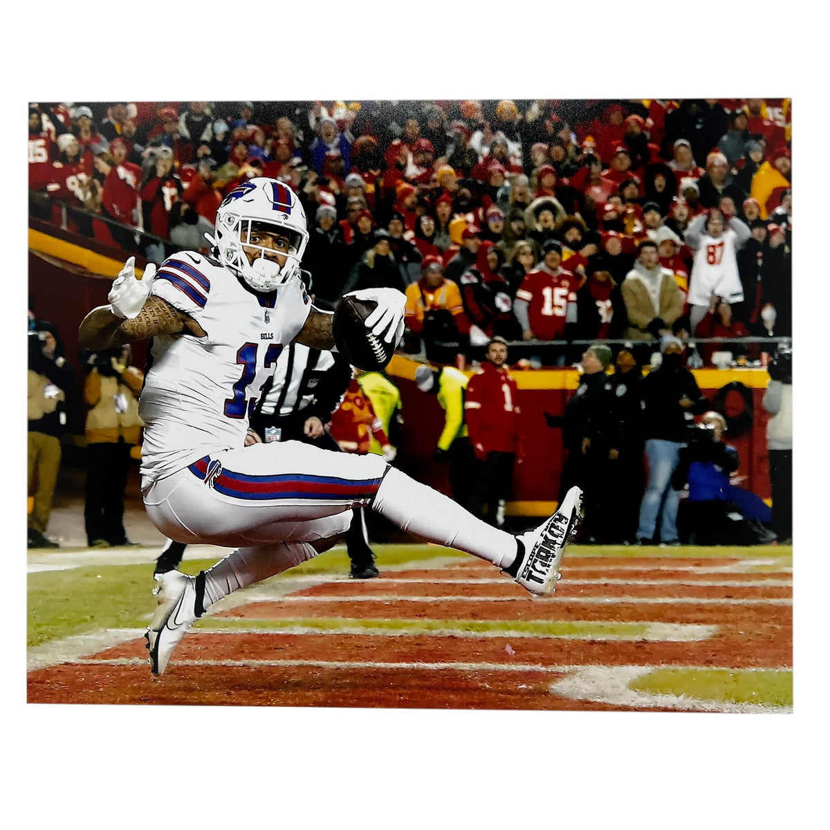 Gabriel Davis Endzone Celebration Unsigned 16x20 Photo — TSE Buffalo