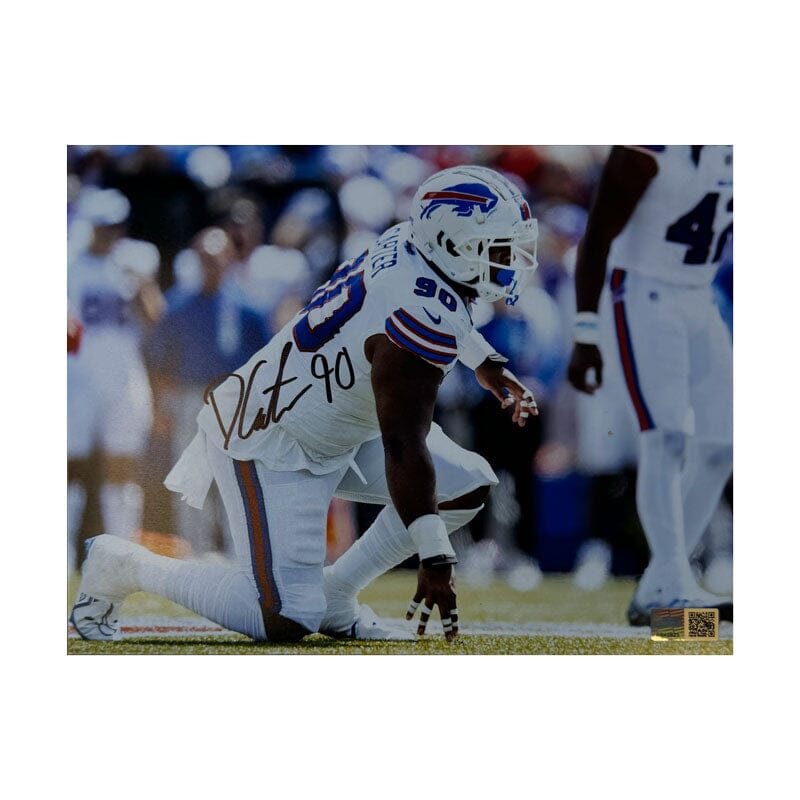 Dewayne Carter Signed Down in Stance Photo — TSE Buffalo