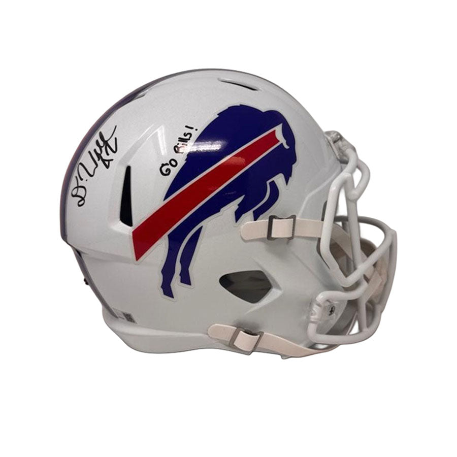 Dorian Williams Signed Buffalo Bills Full Size 2021 Speed Replica Helm ...