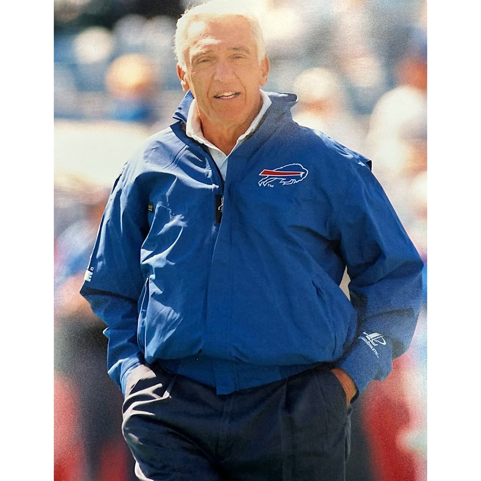 Marv Levy Unsigned Hands in Pockets 16x20 Photo — TSE Buffalo