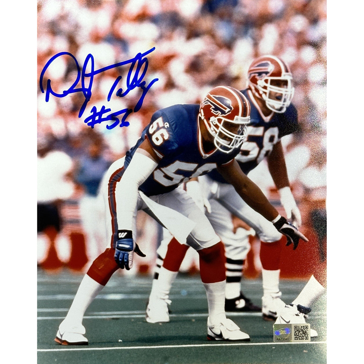 Darryl Talley Signed Ready in Stance Photo — TSE Buffalo