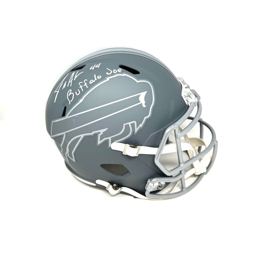 Joe Andreessen Signed Buffalo Bills Full Size Slate Speed Replica Helm ...