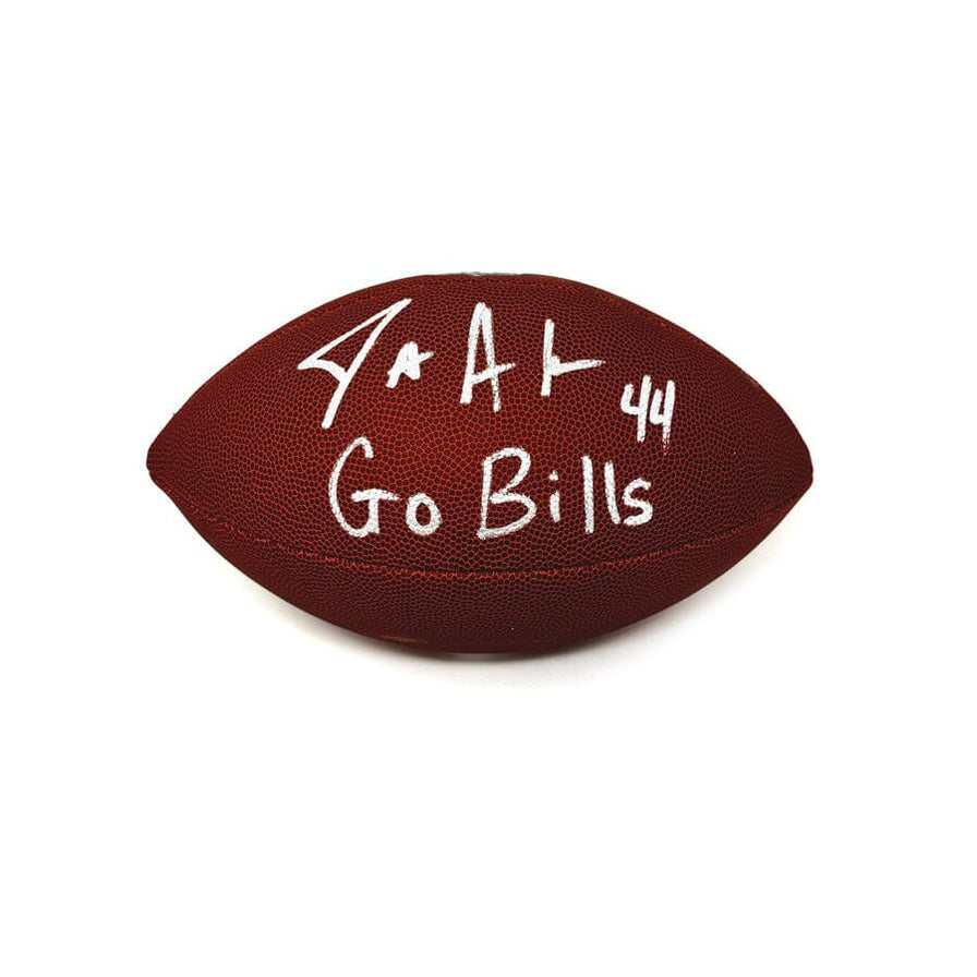 Joe Andreessen Signed Wilson Replica Football with Go Bills — TSE Buffalo