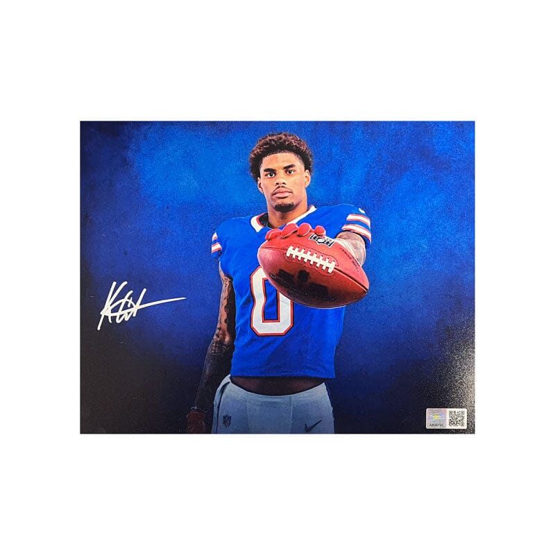 Keon Coleman Signed Buffalo Bills Rookie Photoshoot Photo — TSE Buffalo