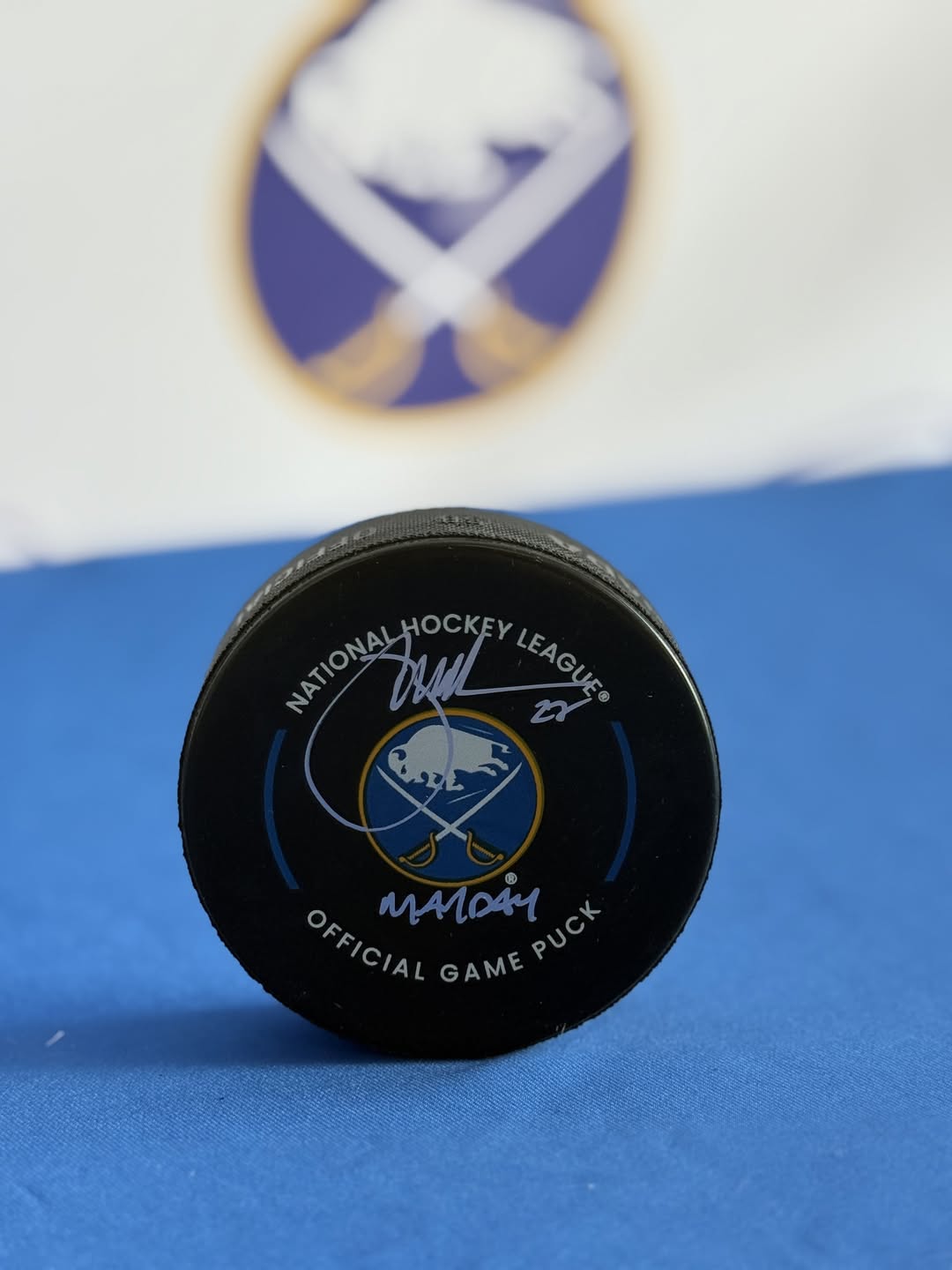 Facebook Auction: Brad May Signed Buffalo Sabres Official Game Model H ...