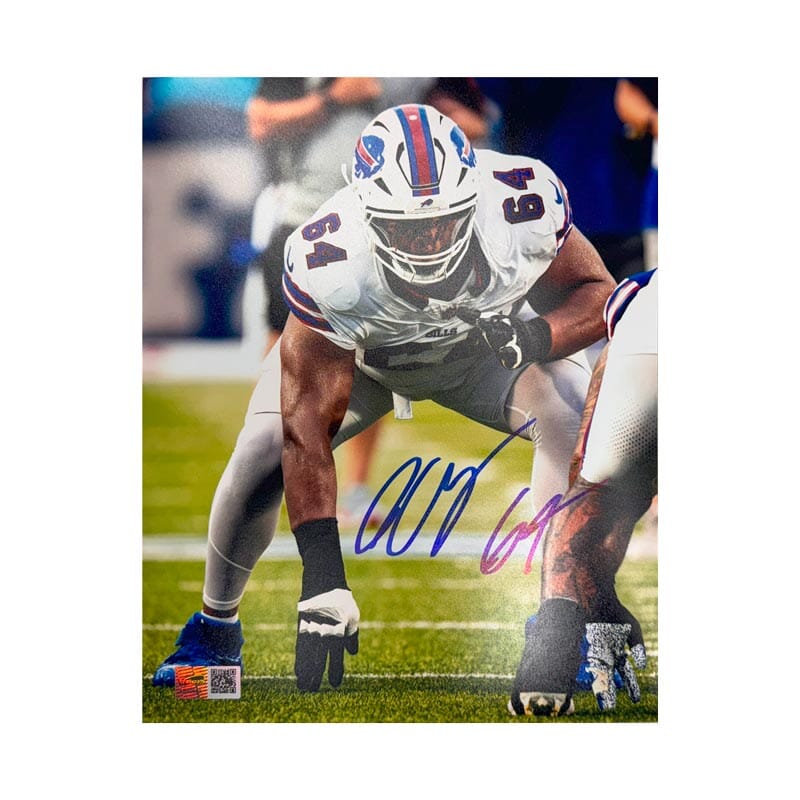 O'Cyrus Torrence Signed in Stance Photo — TSE Buffalo