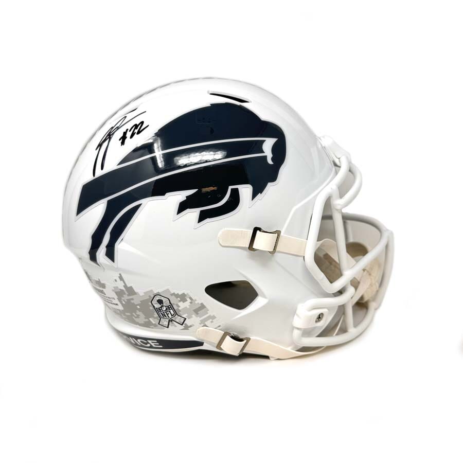 Ray Davis Signed Buffalo Bills Full Size 2024 Salute to Service Speed ...