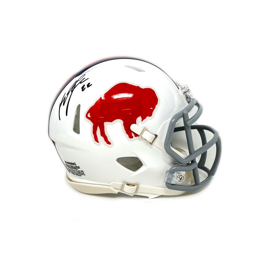 Ray Davis Signed Buffalo Bills Standing Buffalo Speed Mini Helmet — TSE ...