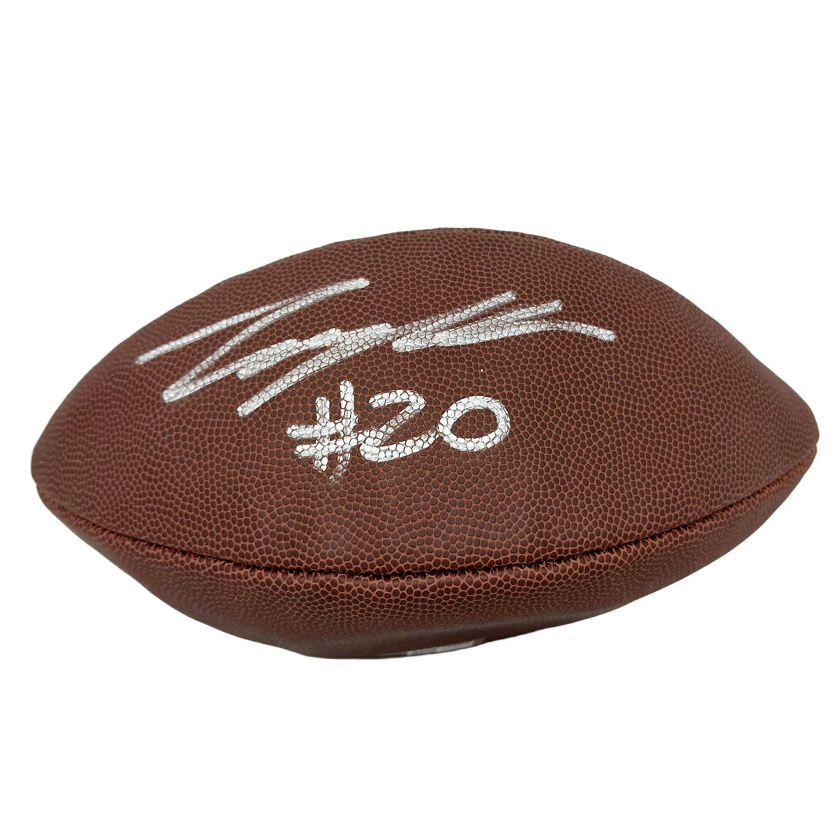 PARTIALLY DEFLATED: Taylor Rapp Signed Wilson Replica Football (Partia ...