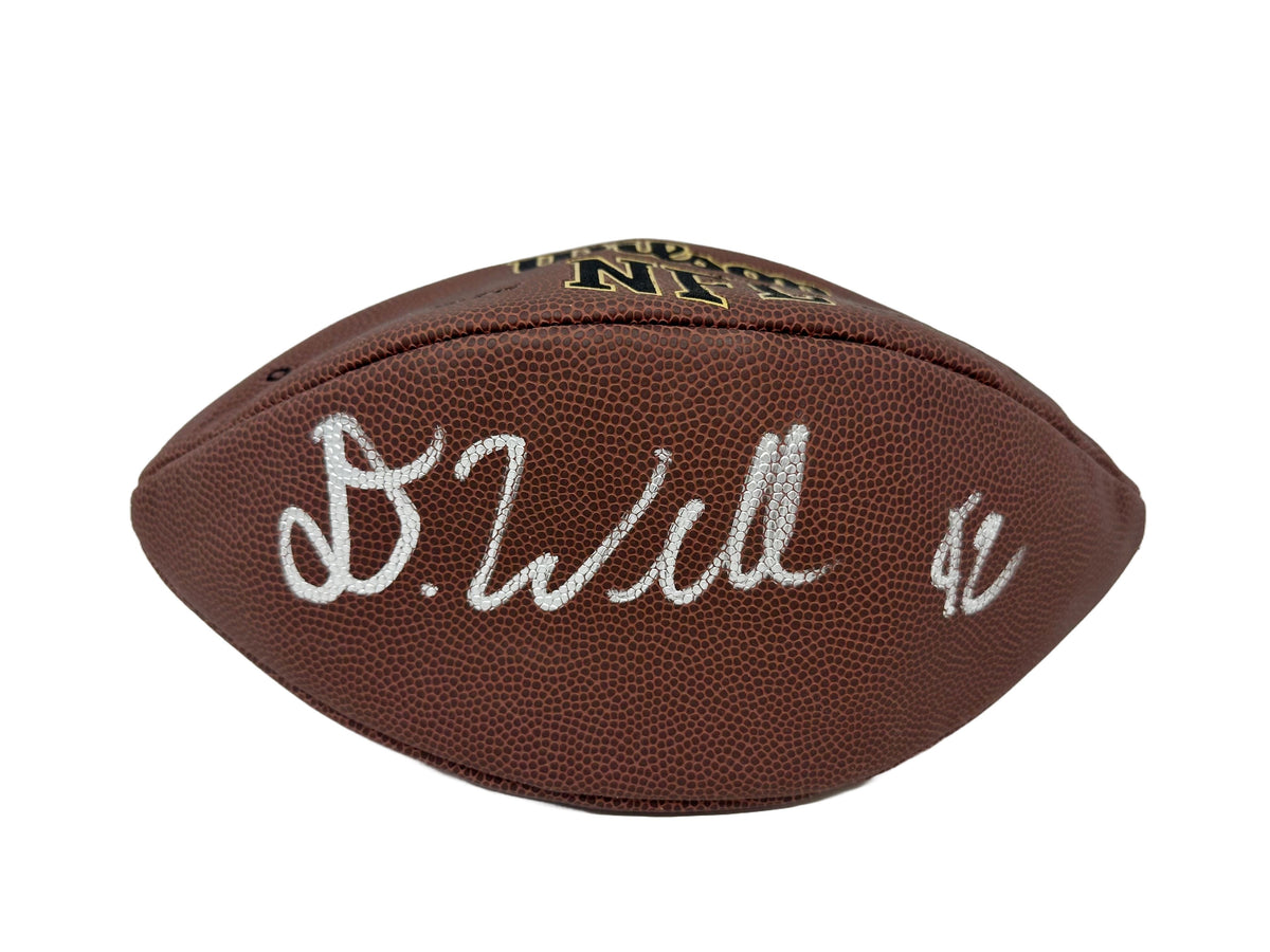 PARTIALLY DEFLATED: Dorian Williams Signed Wilson Replica Football (Pa ...