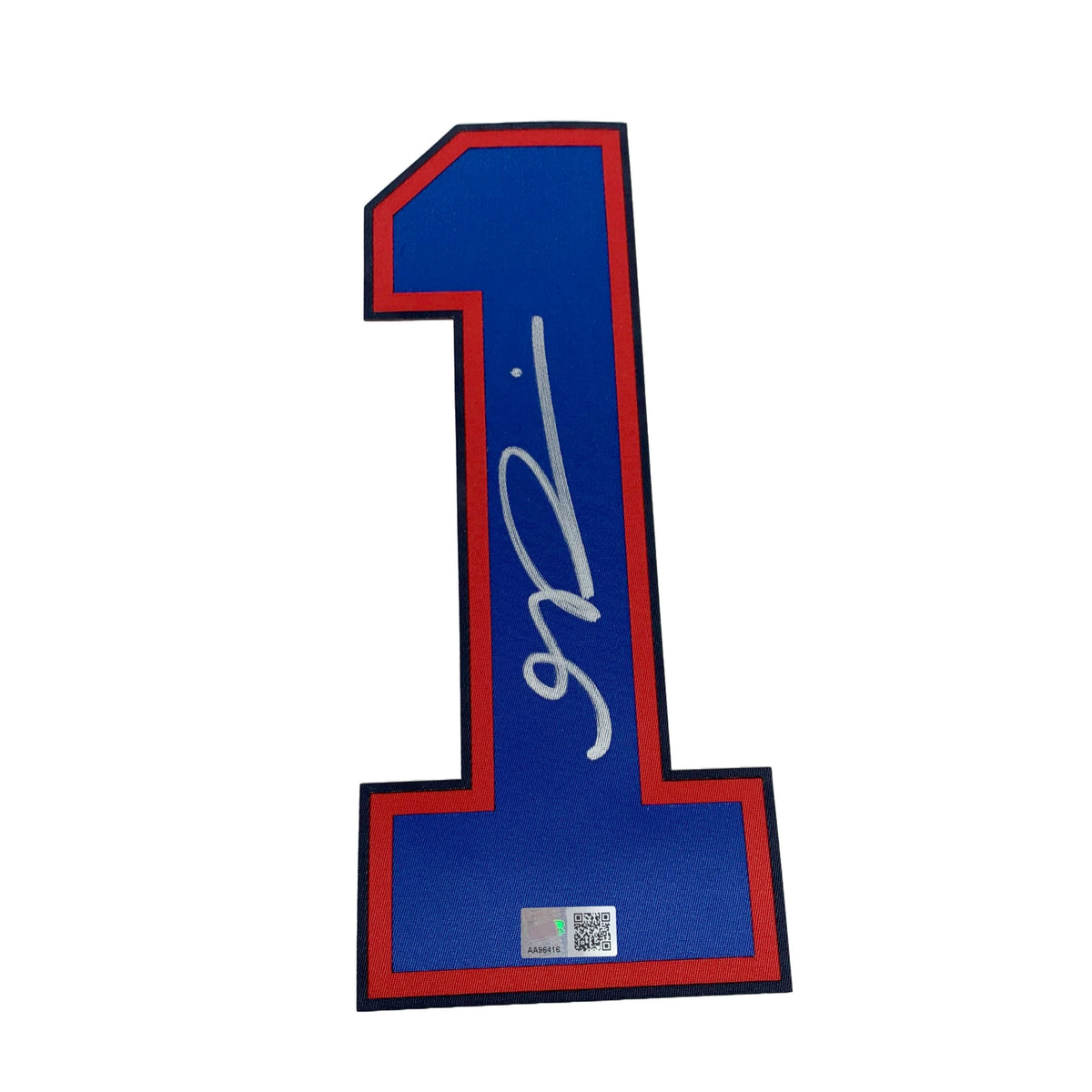 Gabriel Davis Signed Blue Authentic Jersey Number #1 — TSE Buffalo