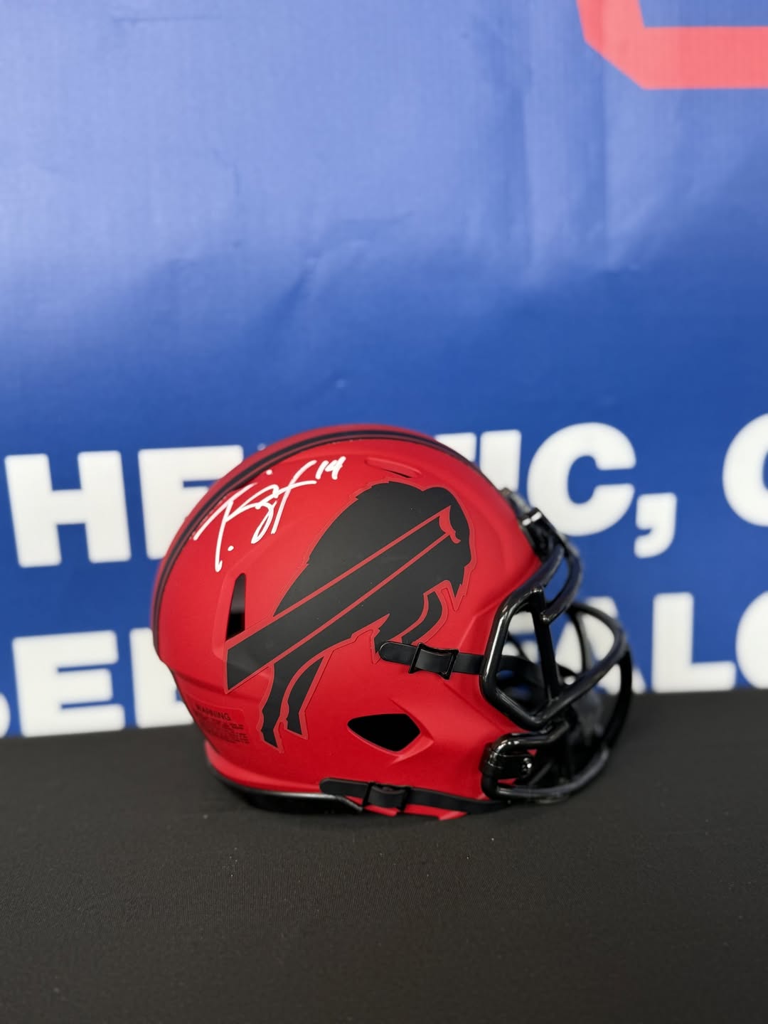 Facebook Auction: Tyrell Shavers Signed Buffalo Bills RAVE Speed Mini ...