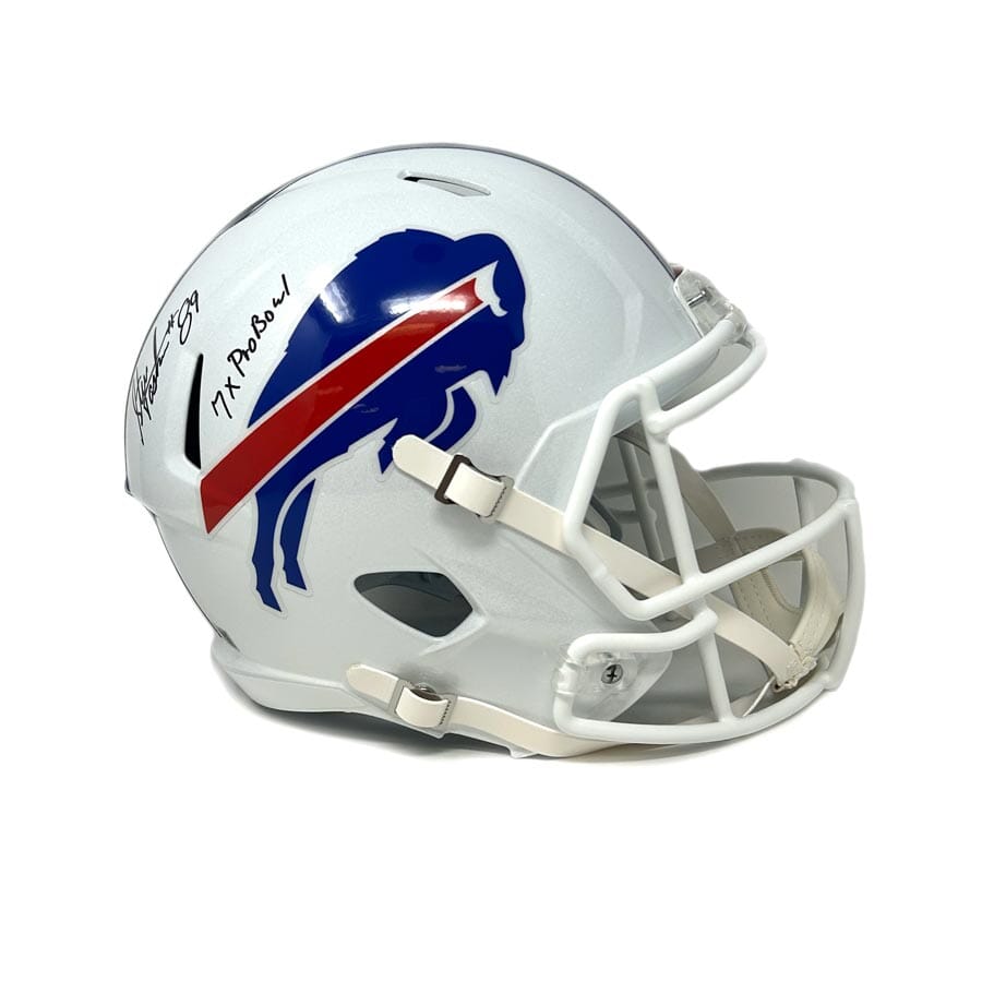 Steve Tasker Signed Buffalo Bills Full Size 2021 Speed Replica Helmet ...