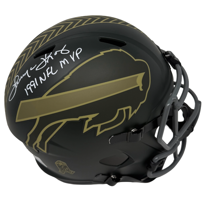 Thurman Thomas Signed Buffalo Bills Full Size 2025 Salute to Service S ...