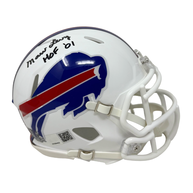 Marv Levy Signed Buffalo Bills 2021 Speed Mini Helmet with HOF '01 ...