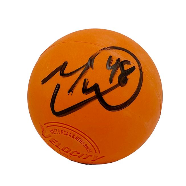 Matt Vinc Signed Orange Lacrosse Ball — TSE Buffalo