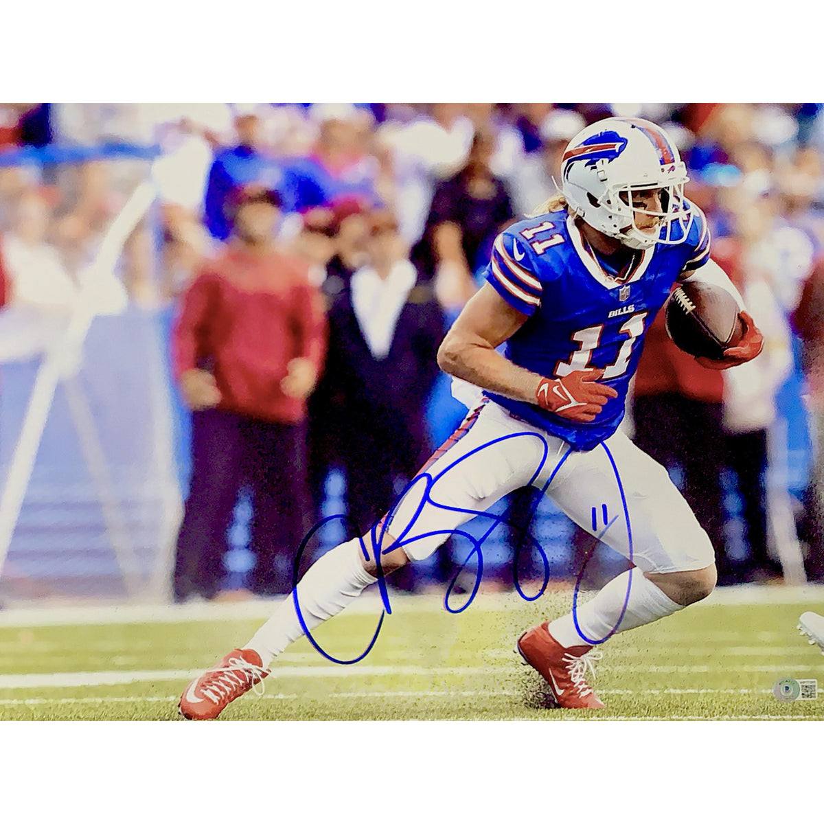 Cole Beasley Signed Juke 16x20 Photo — TSE Buffalo