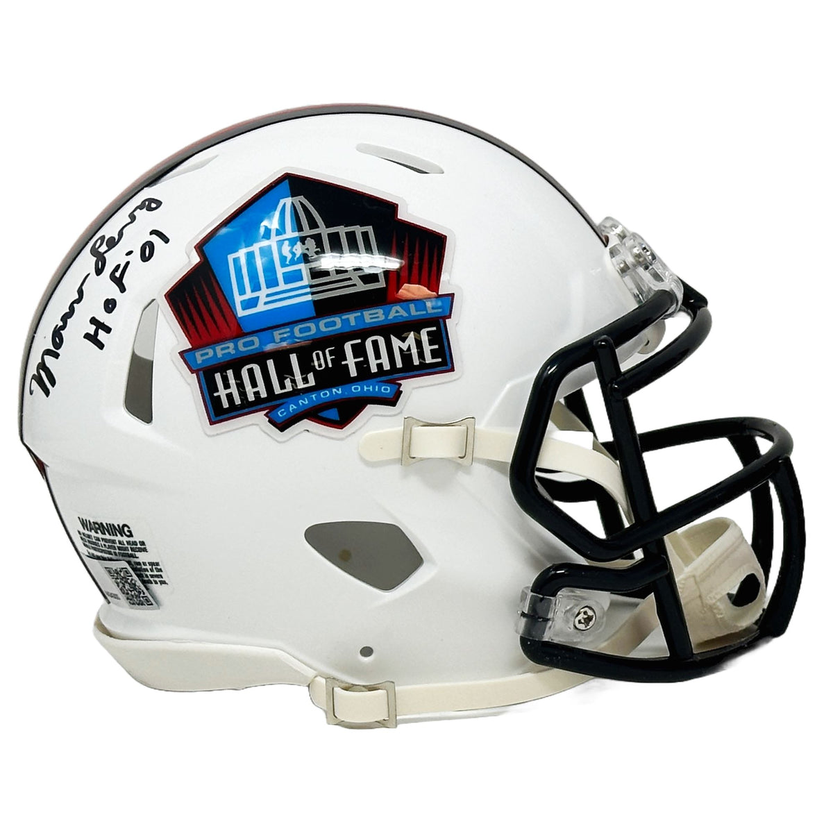 Marv Levy Signed Hall of Fame Speed Mini Helmet with HOF '01 — TSE Buffalo