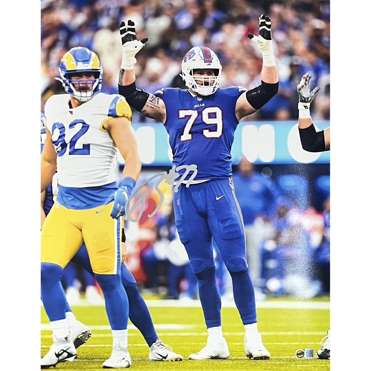 Spencer Brown Signed Buffalo Bills Arms Up 16x20 Photo — TSE Buffalo